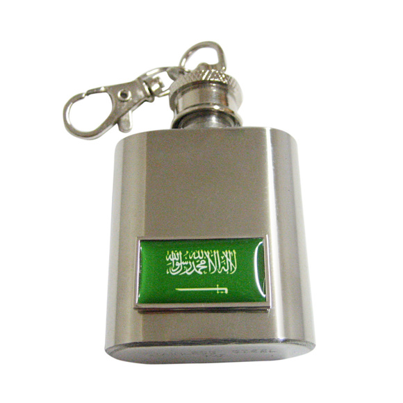 Kiola Designs | Other | Thin Bordered Saudi Arabia Flag Oz Keychain ...